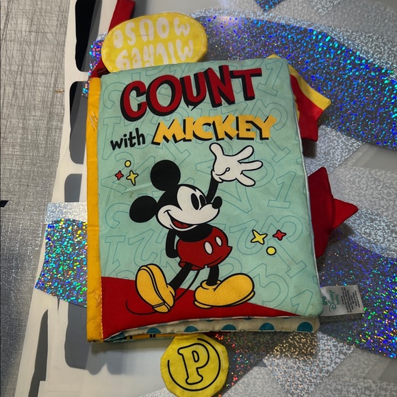 Disney | Toys | Disney Count With Mickey Soft Book Red Yellow Blue ...